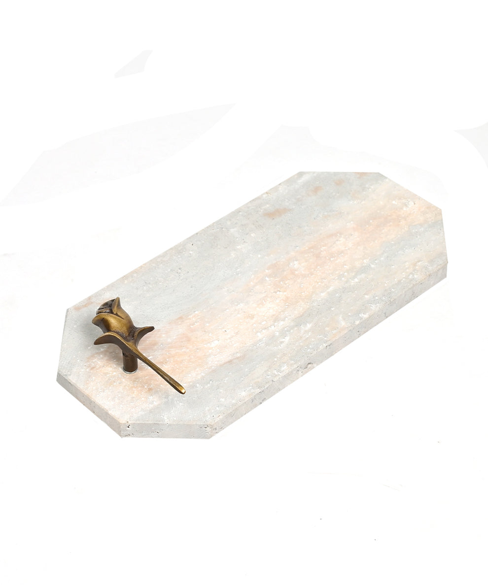 Rose Tray (Travertine) – Chambery